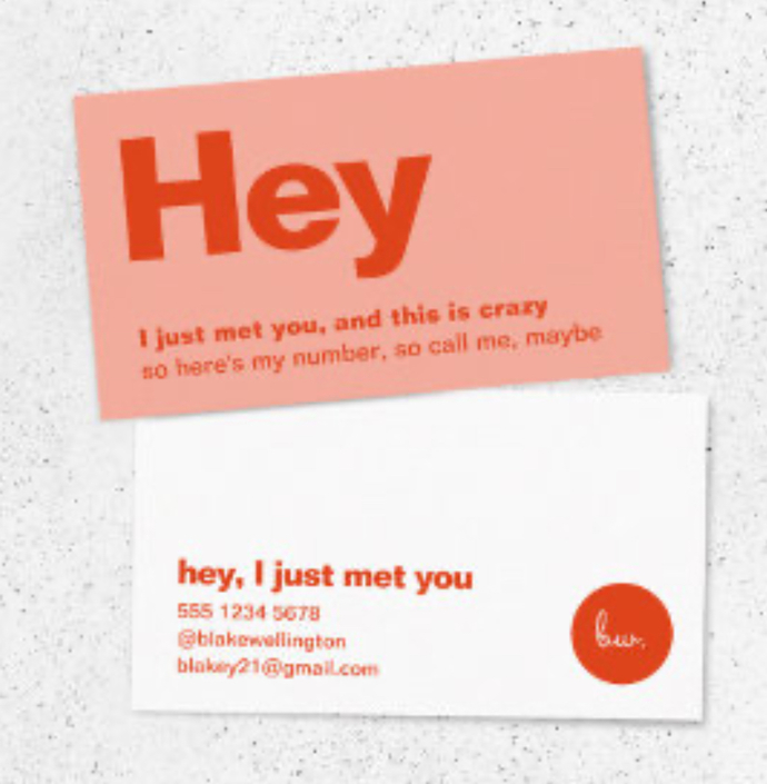 Should I give a business card to someone I want to date? - GirlsAskGuys