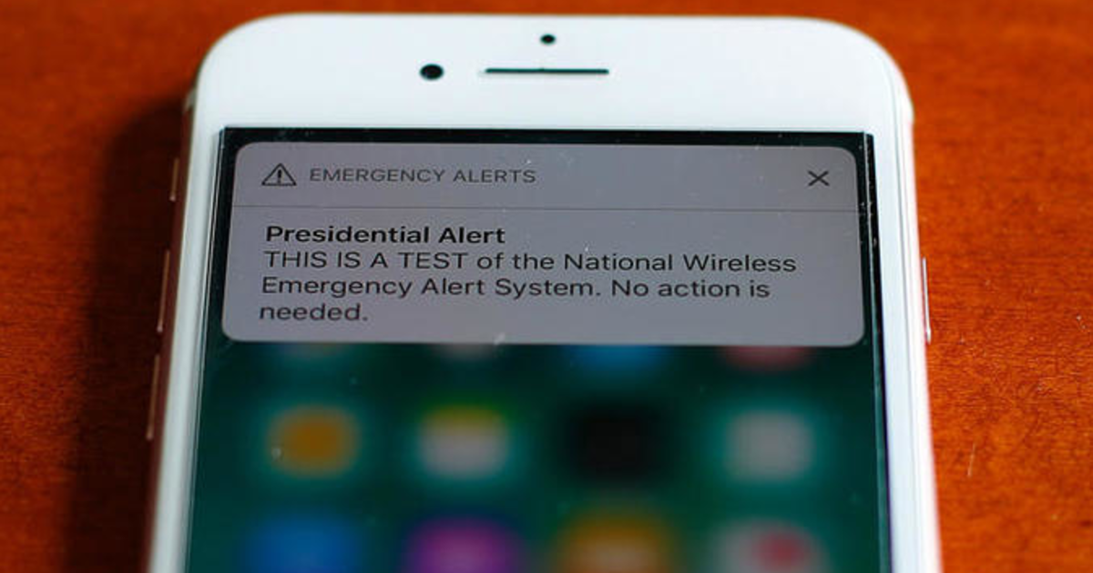 What will you do when the National Wireless Emergency Alert System test ...