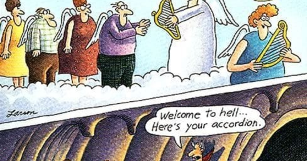 What musical instrument do you get to play in Hell? - GirlsAskGuys