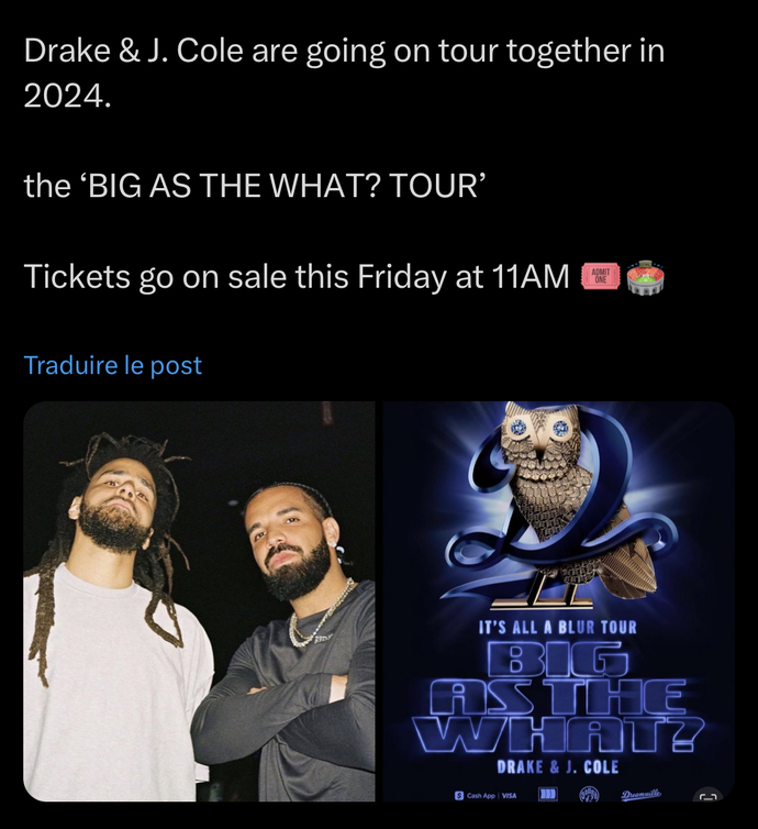 Thoughts on Drake x J Cole’s tour? - GirlsAskGuys
