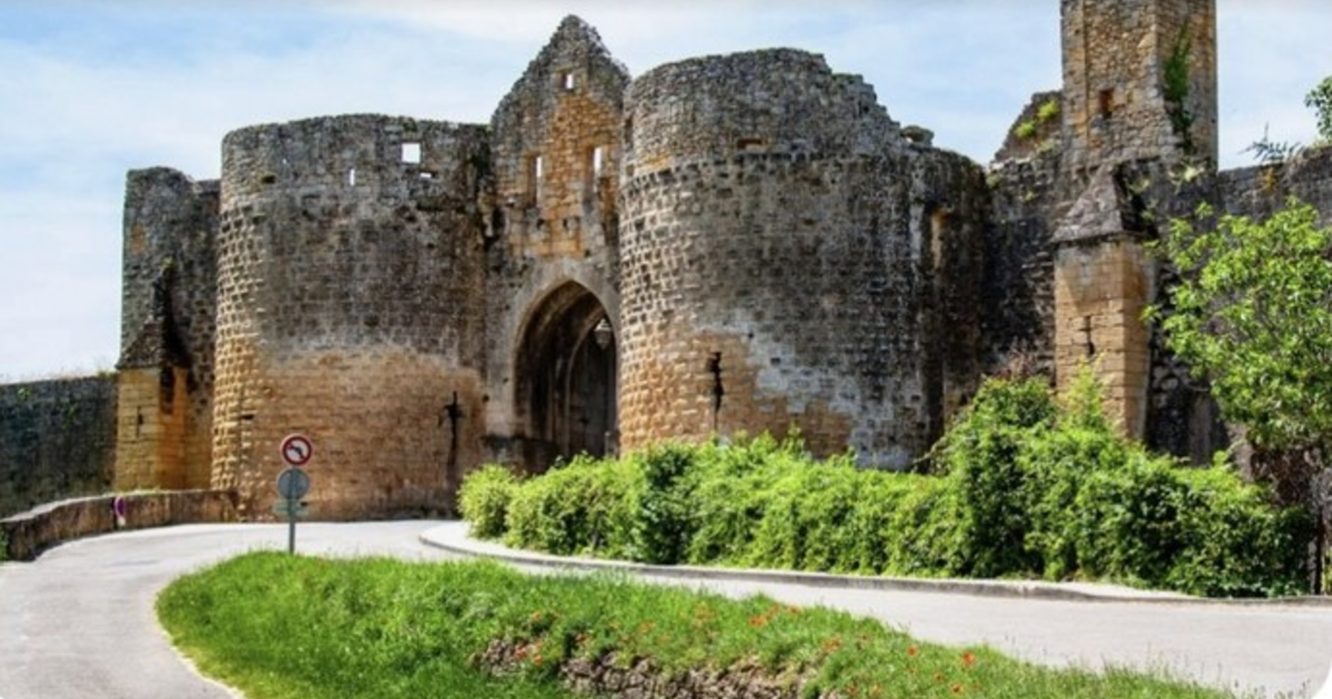Here's a French village I visited (a medieval bastide built by the King ...