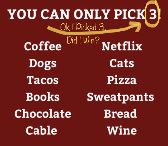 You can only pick 3? - GirlsAskGuys