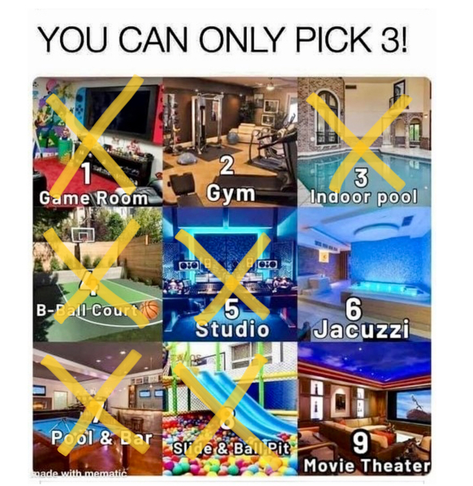 YOU CAN ONLY PICK 3 FOR YOUR HOME? - GirlsAskGuys