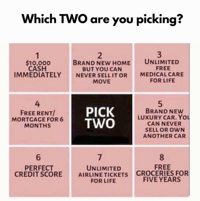 You can pick two. What numbers are you picking? - GirlsAskGuys