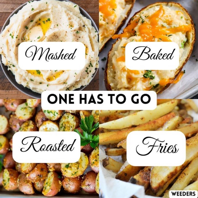 Potato edition: One has to go? - GirlsAskGuys