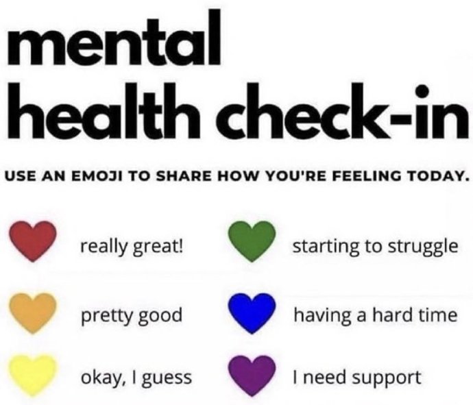 Mental health check-in? - GirlsAskGuys