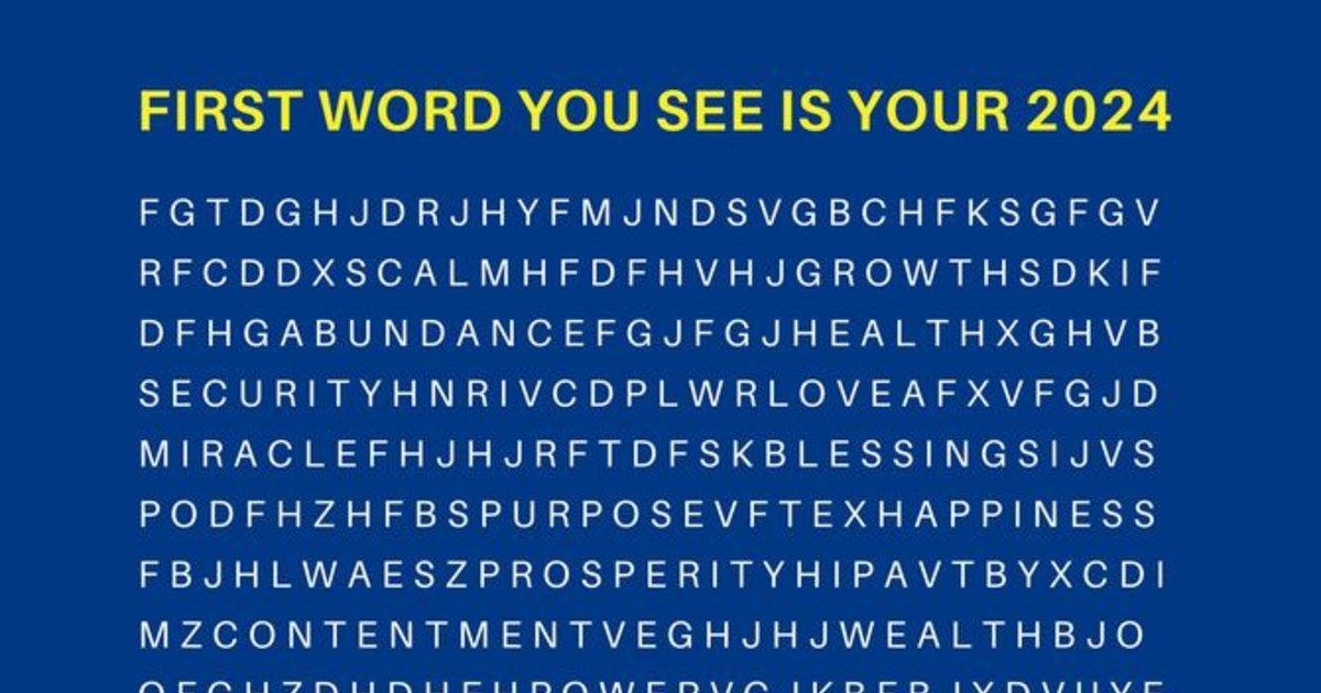 First word you see is your 2024? - GirlsAskGuys