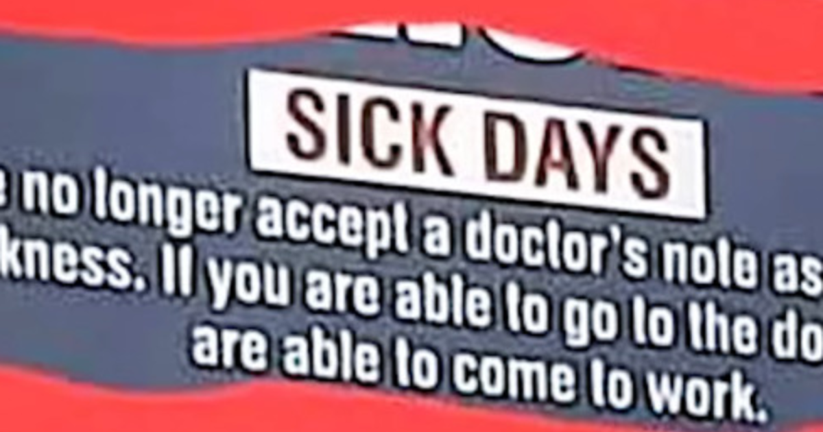 What do you think of this SICK DAYS policy? - GirlsAskGuys