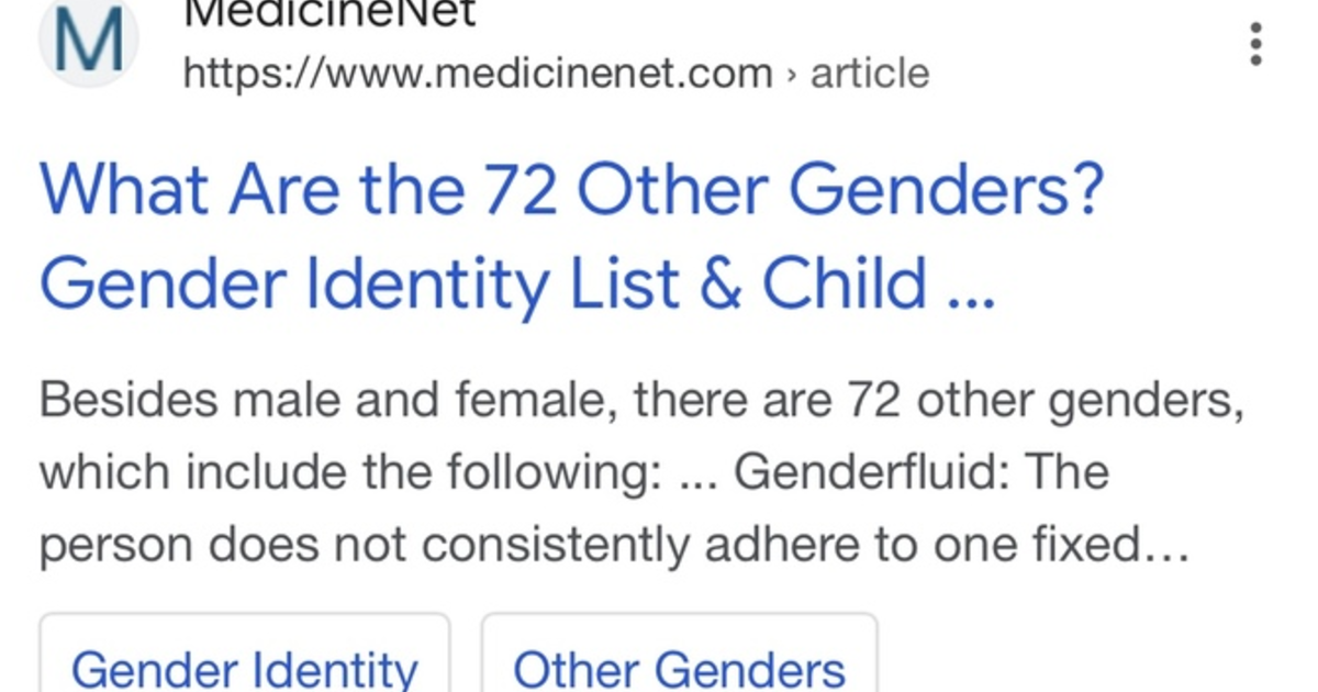 Do you believe there are 72 genders? - GirlsAskGuys