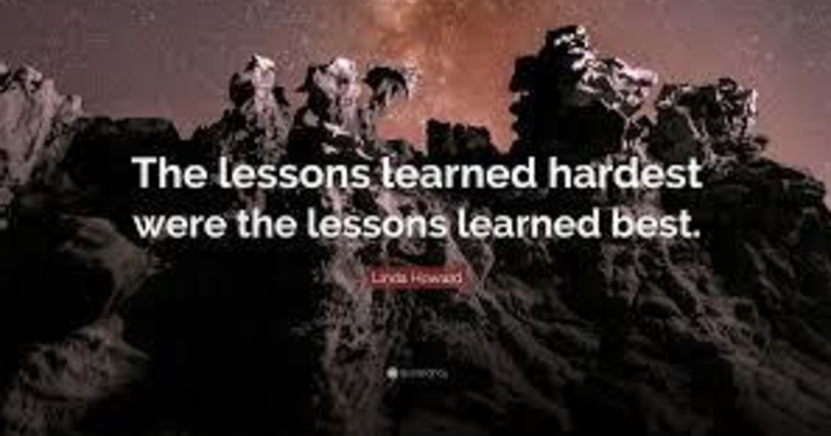 Invent your Own Quote About The Hardest Lessons in Life you Learned ...