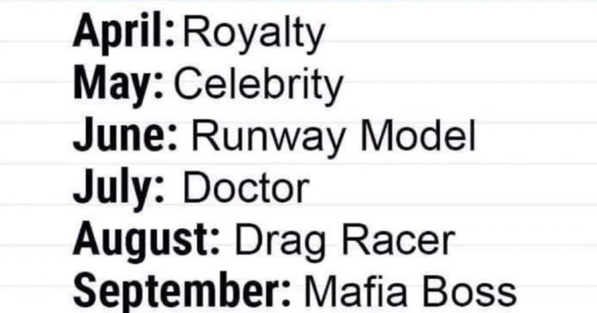 Your birth month is your chosen career path, what is it? - GirlsAskGuys