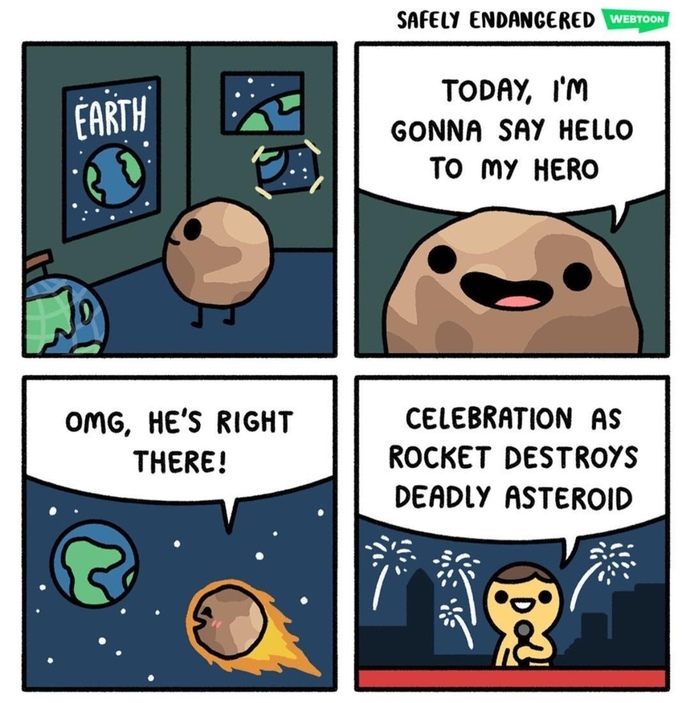 What would you do if you knew that an asteroid would hit Earth and end life within three days ...