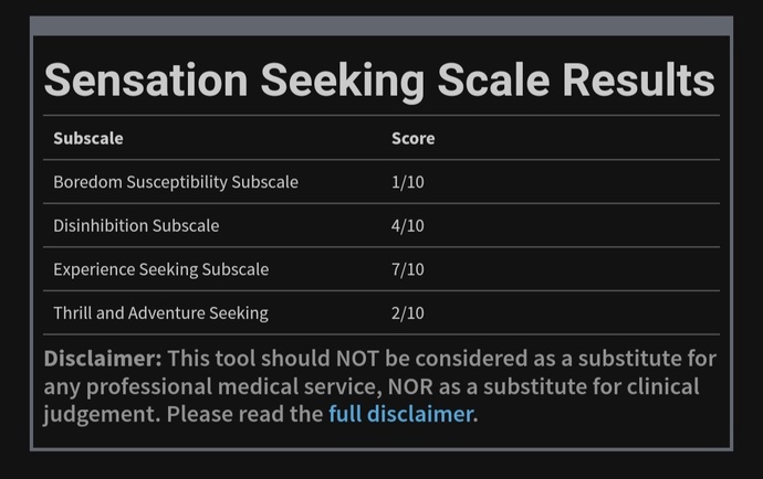 Sensation Seeking Scale: How Do You Rank? - GirlsAskGuys