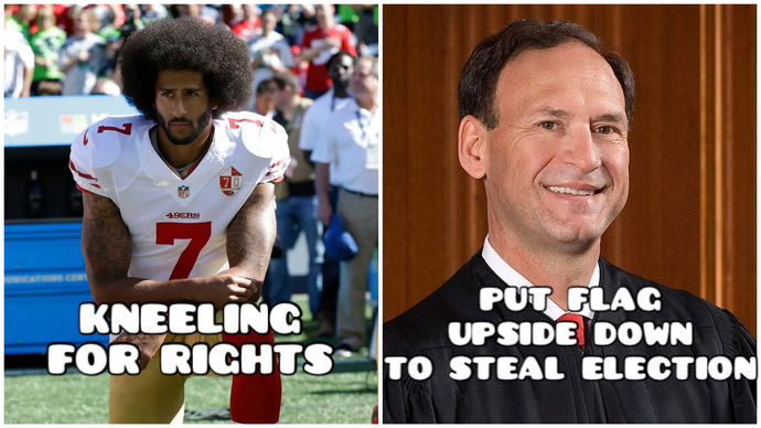 Any difference between Kaep and Justice Alito? - GirlsAskGuys