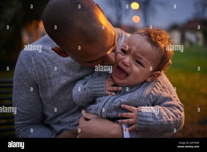 As a father, when you see your son is crying and had a boo boo hurting ...