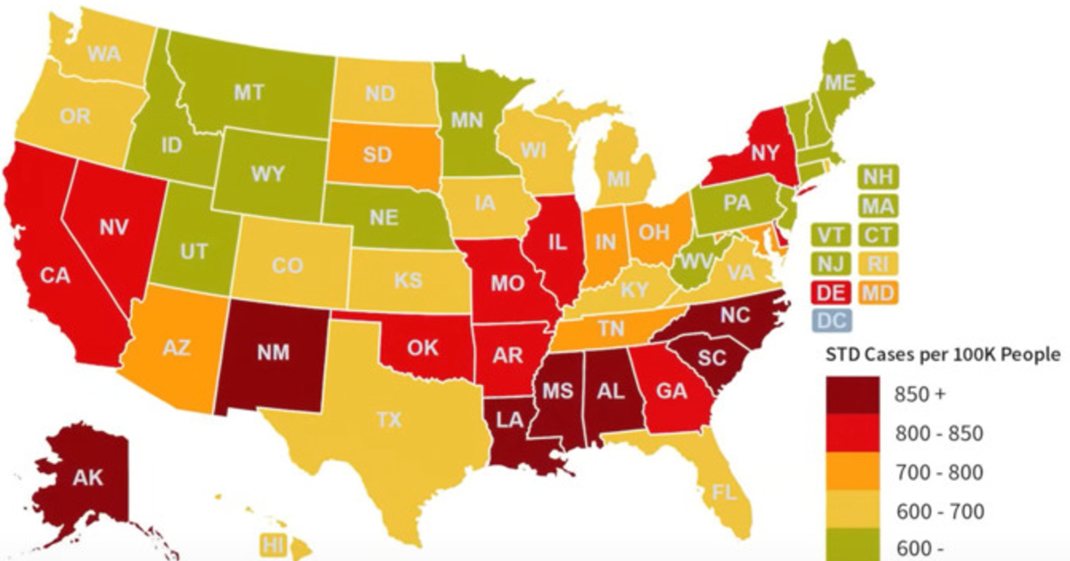 Is this STD MAP accurate? - GirlsAskGuys
