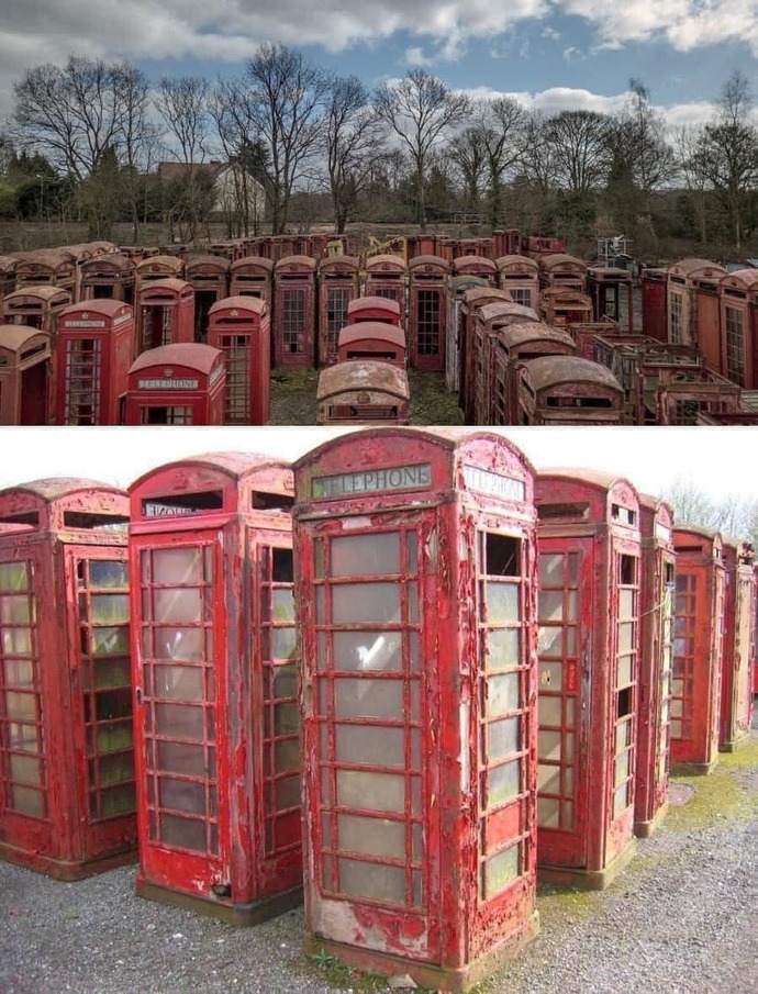 Your thoughts on this Phone Booth Graveyard? - GirlsAskGuys