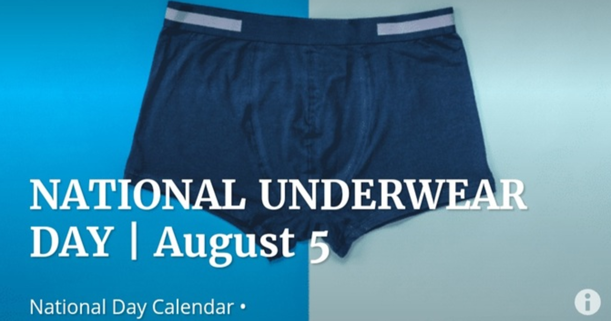 Today, August 5th is National Underwear Day, how will you celebrate ...