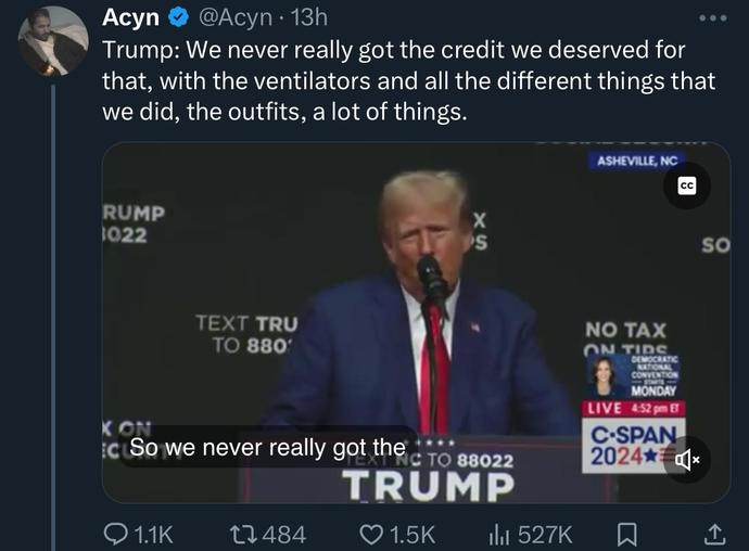 Why is he looking for credit for something he could of prevented and ...
