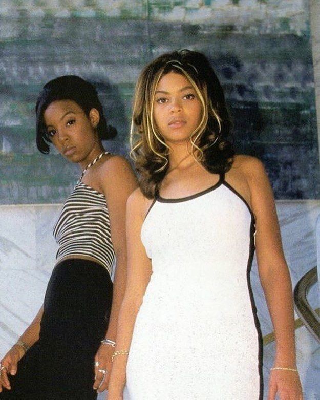What kind of hair style did Beyoncé had here like around 1997-98 ...