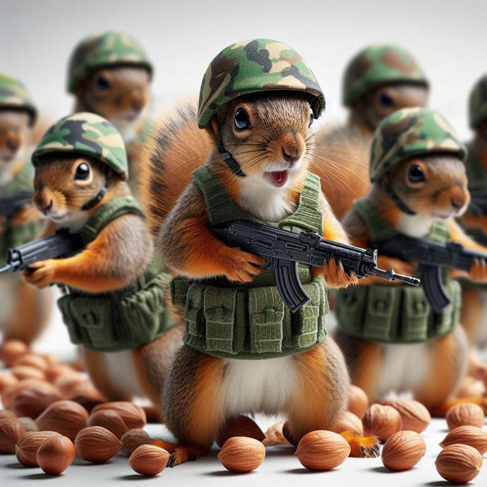 Your house is surrounded by an army of squirrels, do you surrender or ...