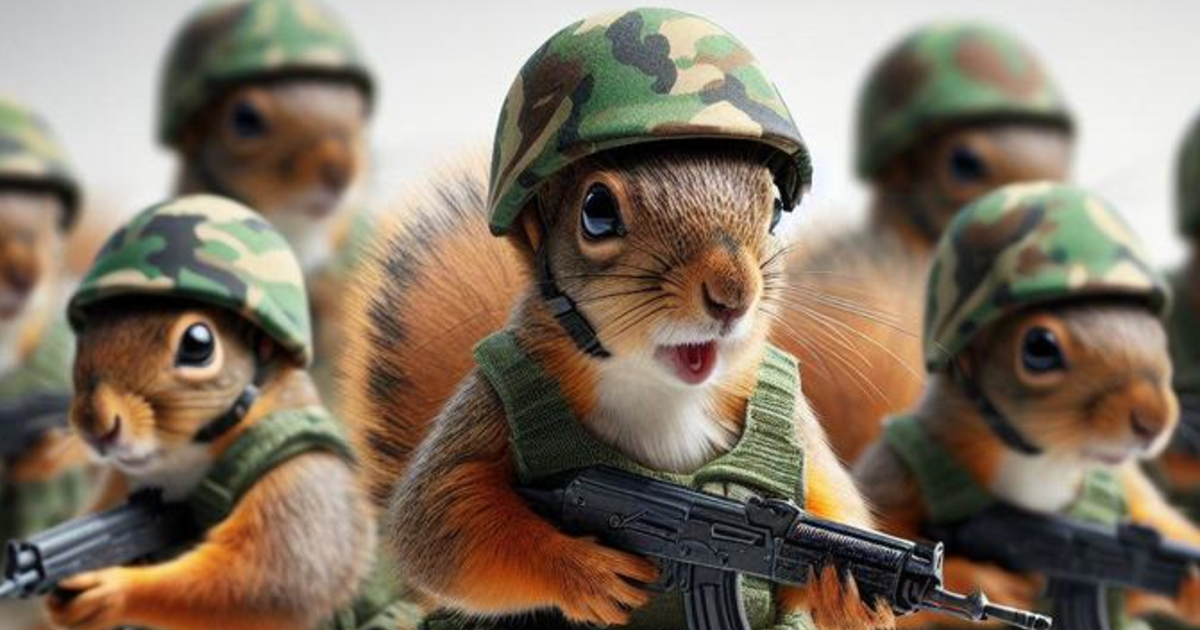 Your house is surrounded by an army of squirrels, do you surrender or ...