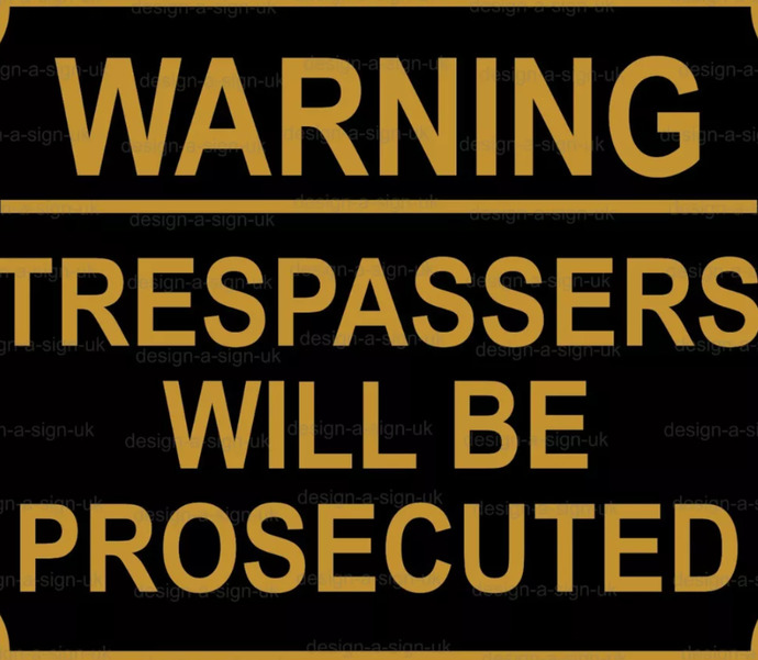 Which one will deter trespassing on private property? - GirlsAskGuys