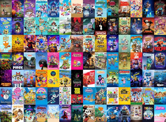 Animated Tv Shows/Movies: You can only pick 10 of these Which ones ...