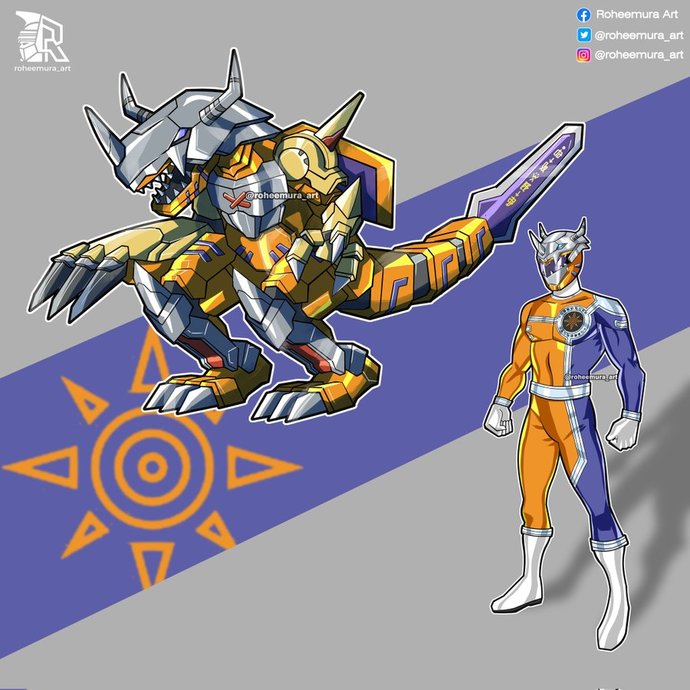 Who here would watch a crossover like this between Digimon and power ...