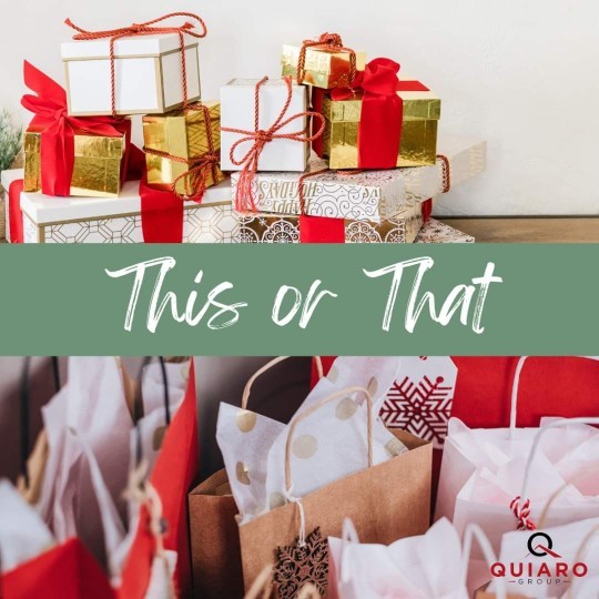 Do you prefer wrapping gifts or using gift bags? - GirlsAskGuys
