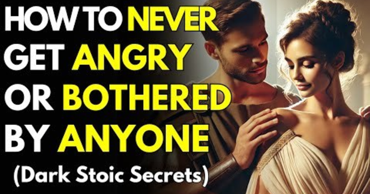 How to never get angry or bothered by anyone. Do you want to know how ...