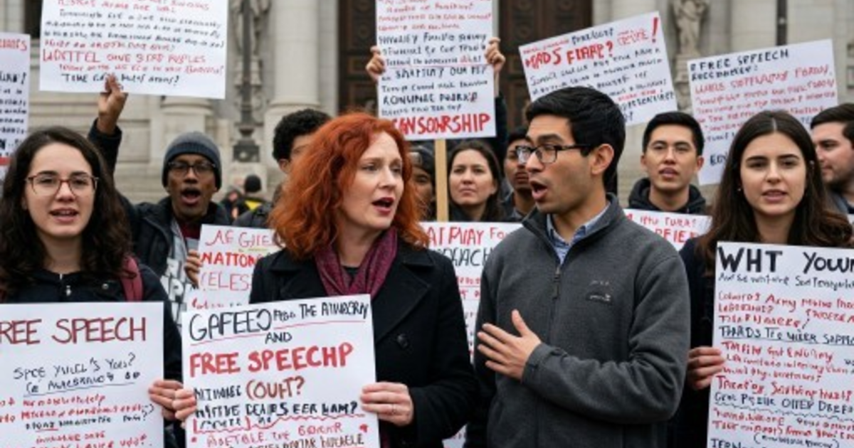 Should there be any limits to free speech? If so, where should those ...