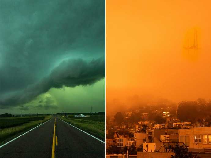 If you could change the color of the sky for just one hour, what color ...