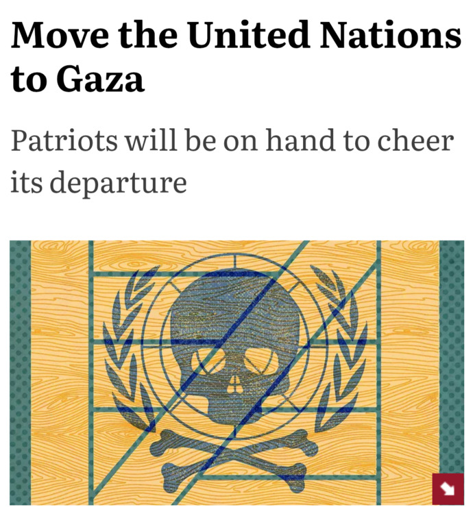What do you think of the idea of moving the United Nations out of the ...