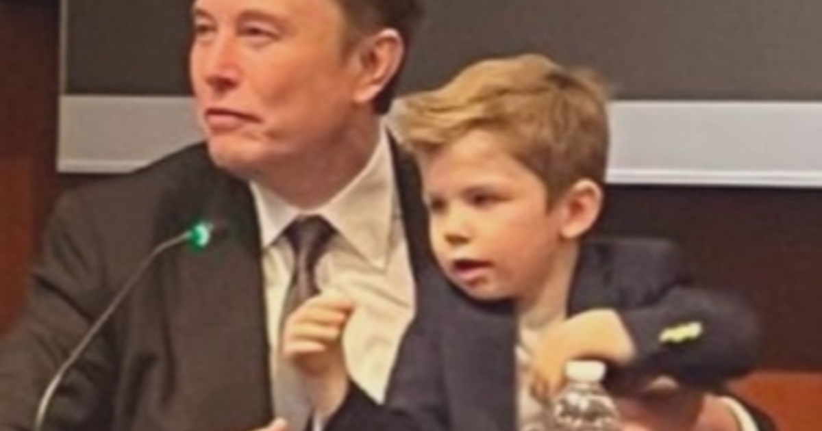 Does Elon Musk use his son as a human shield and/or a deterrant ...
