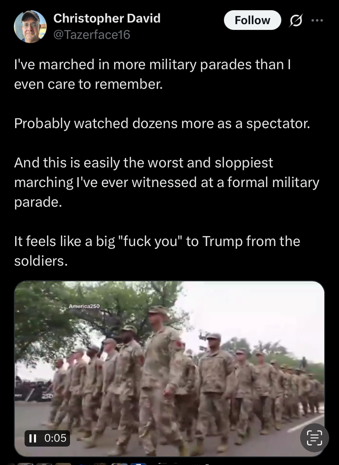 Was the US Army purposely walking out of sync to protest being used as ...
