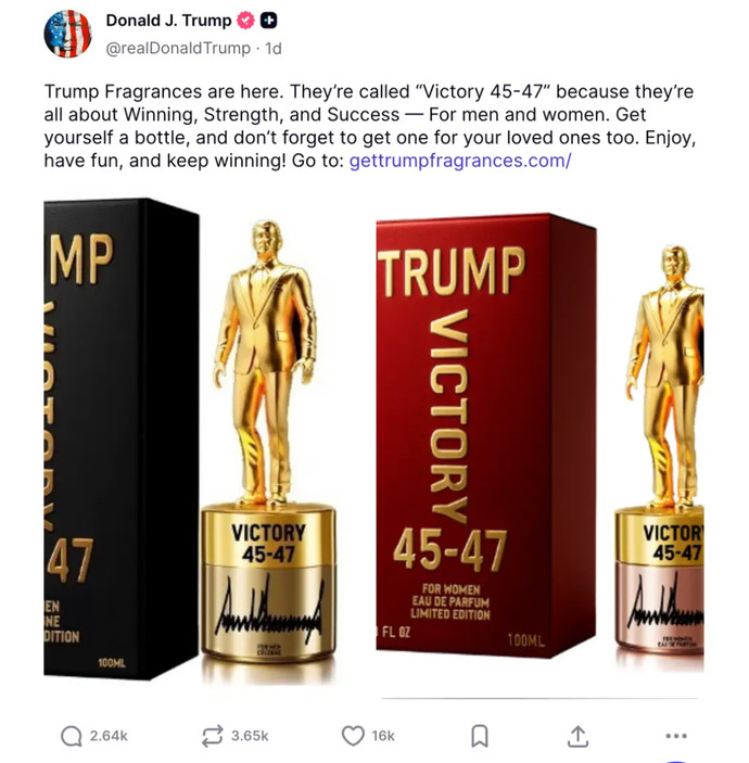 What Is Your Opinion On Donald Trump Now Selling Cologne and Perfume ...