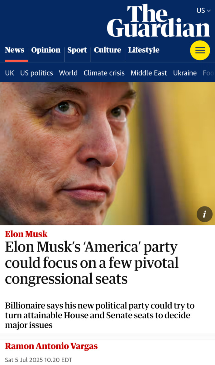 What Is Your Opinion On Elon Musk Attempting To Form His Own Political ...