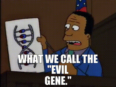 If it was actually scientifically proven there was an 'evil gene' and ...