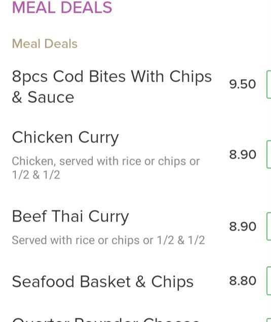 What looks the best meal deal? - GirlsAskGuys