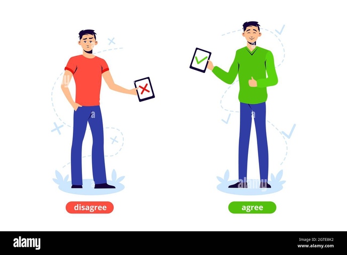 We’re not meant to completely agree with anyone, ever. If you ...