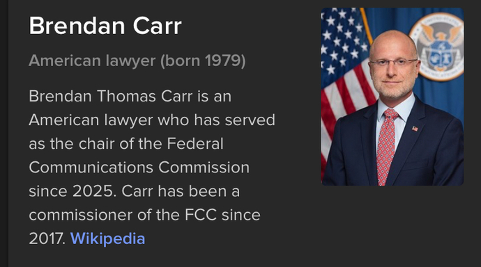 Is Brendon Carr doing the job that Trump hired him for? Or is he out of ...