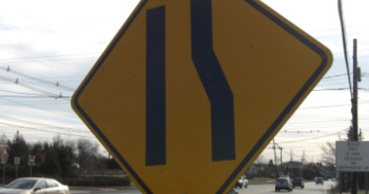 Why do some roads have two lanes that suddenly merge into one ...