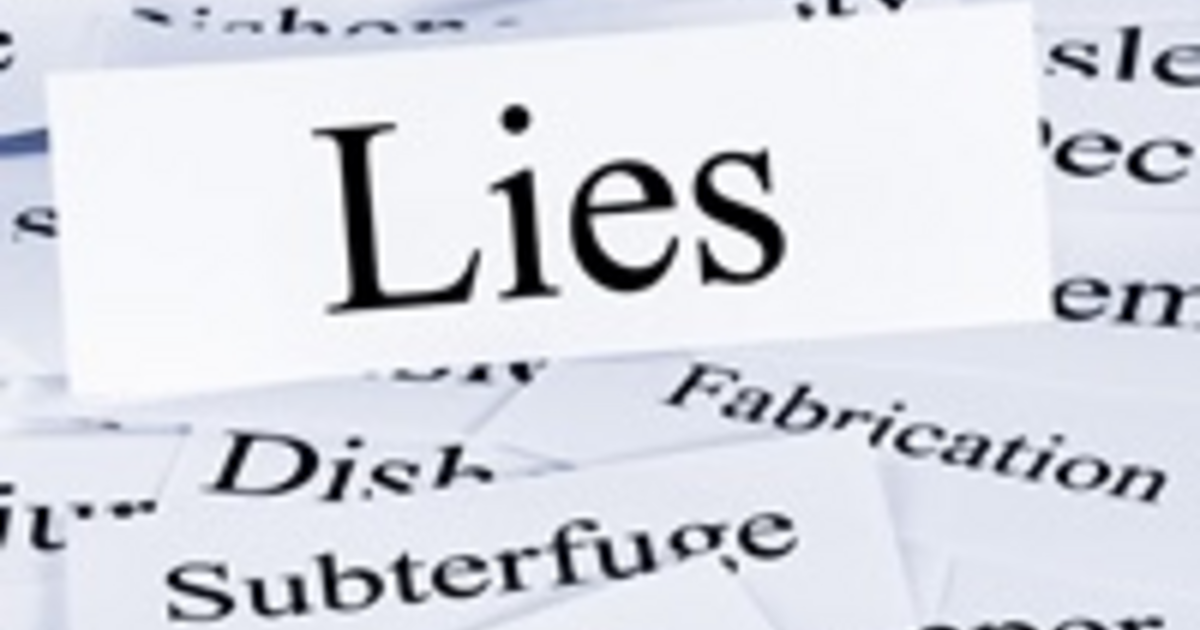 Can lying only be done verbally? please give examples? - GirlsAskGuys