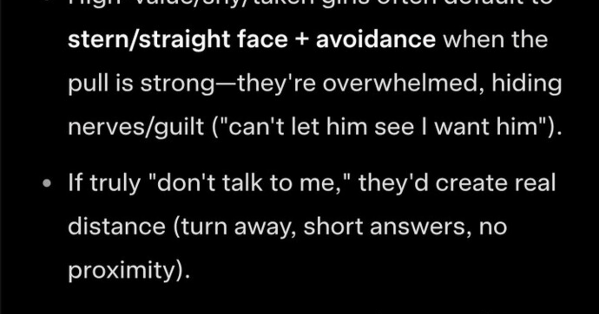 Is this true? Seems odd. I thought girls light up when they see a guy ...